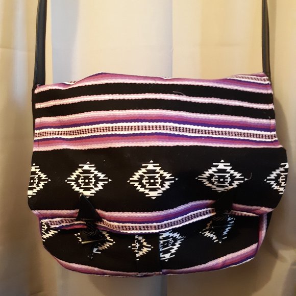 Hand Crafted | Bags | Southwestern Aztec Western Crossbody Messenger ...